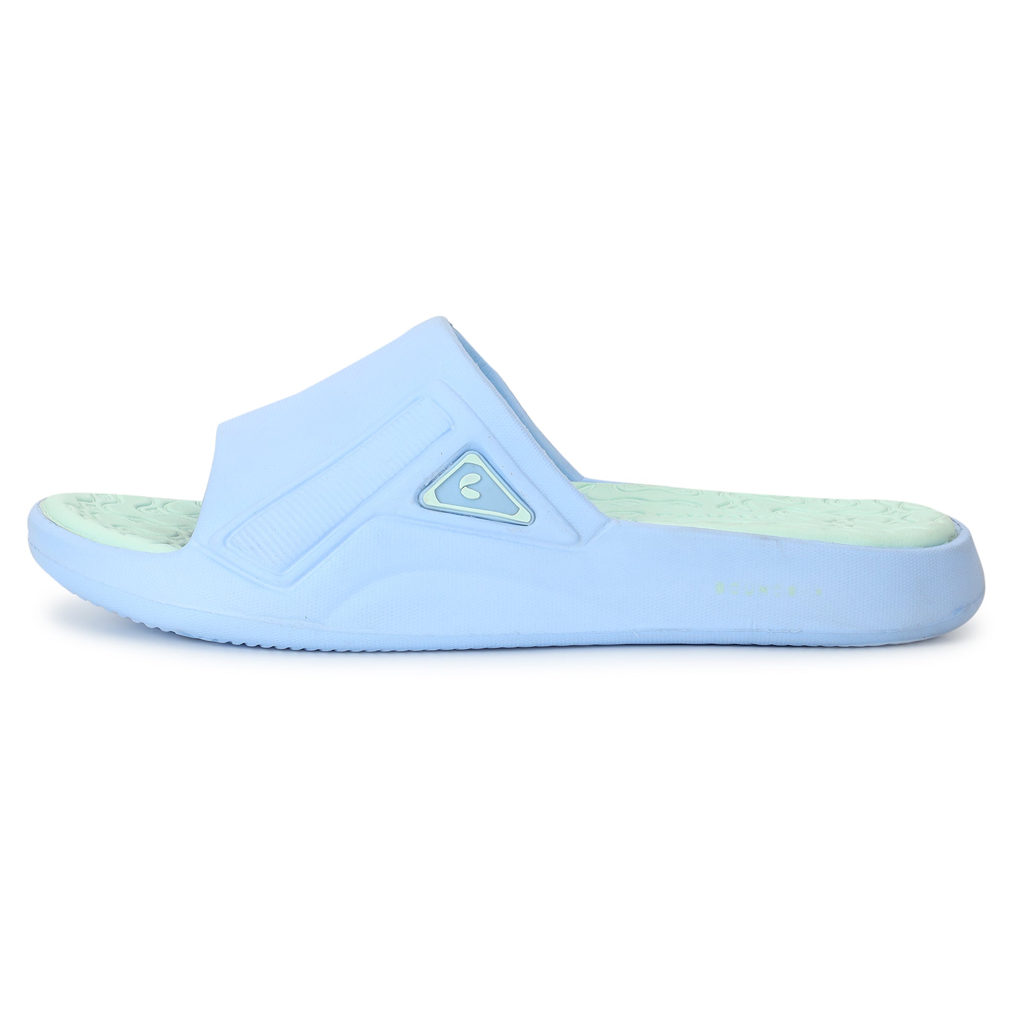 Sky Blue Sliders for Women with Cushioned Grip Sole – CHUPPS